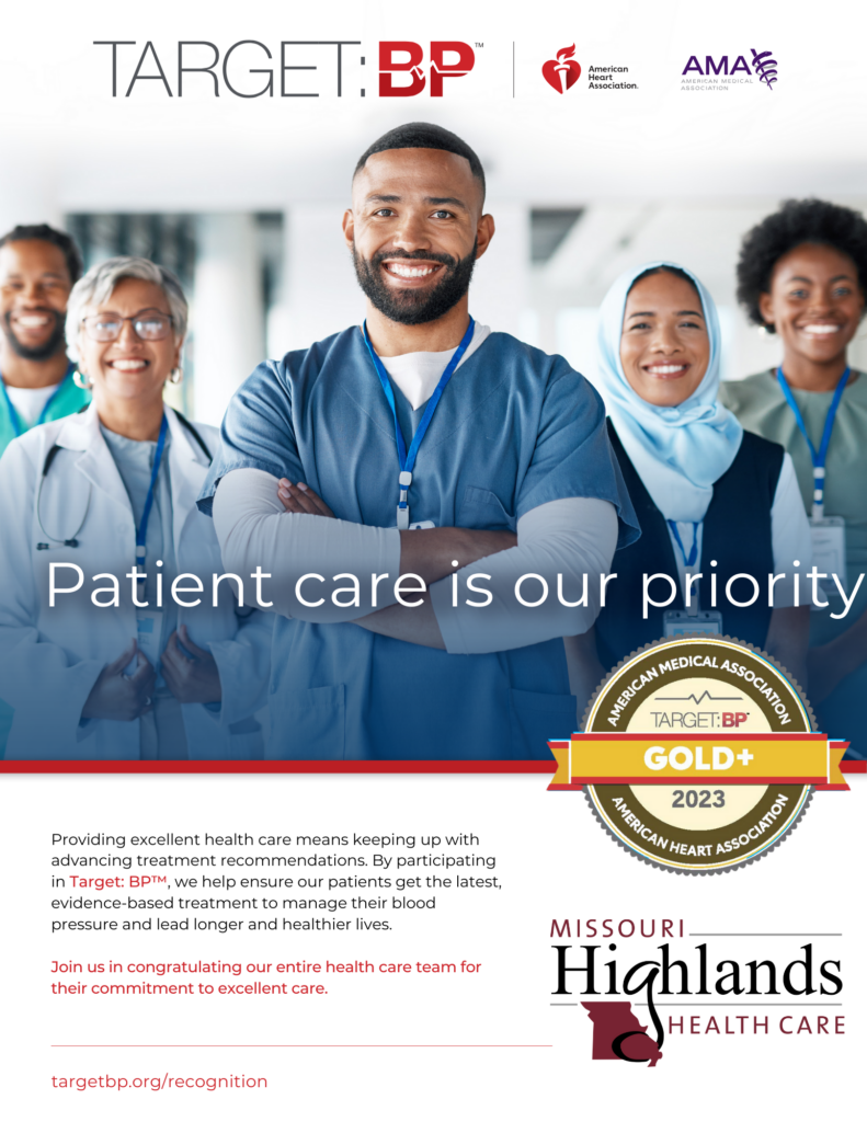 GOLD Target: BP Award - Missouri Highlands Health Care