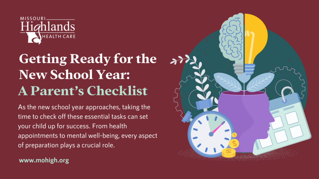 Getting Ready for the New School Year: A Parent’s Checklist - Missouri ...